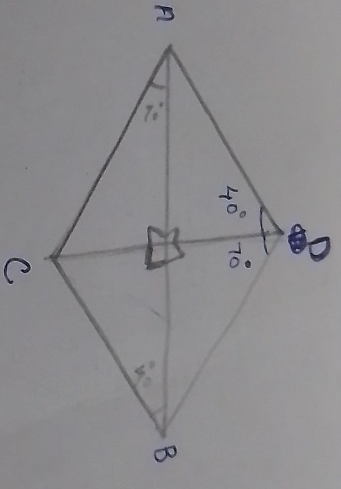 The image shows a quadrilateral with angles | StudyX