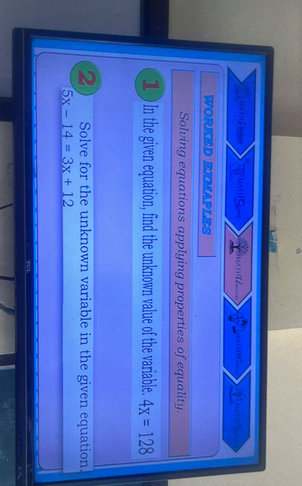 1. In the given equation, find the unknown | StudyX