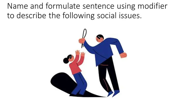 Name and formulate sentence using modifier | StudyX