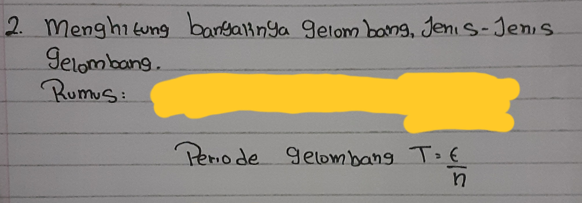 Menghitung banyaknya gelombang, Jenis-Jenis | StudyX