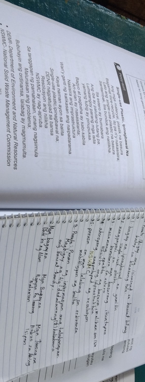 Panuto: Ibigay ang isinasaad sa bawat | StudyX