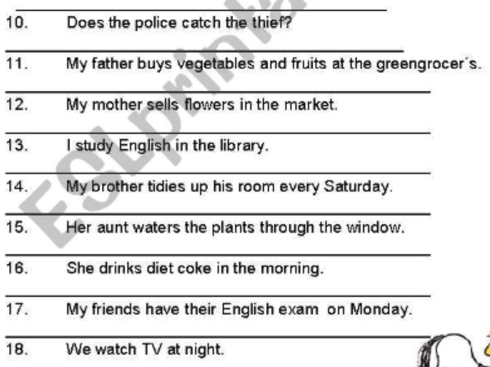 10. Does the police catch the thief? 11. My | StudyX