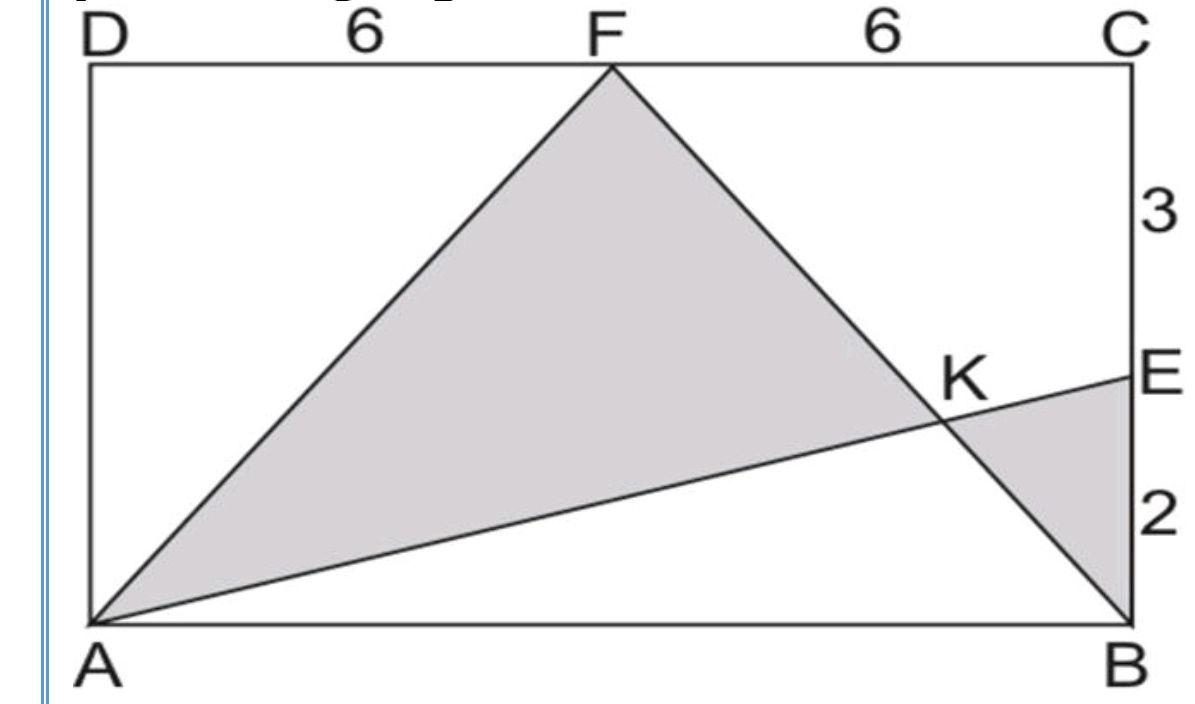 The image shows a rectangle with some lines | StudyX