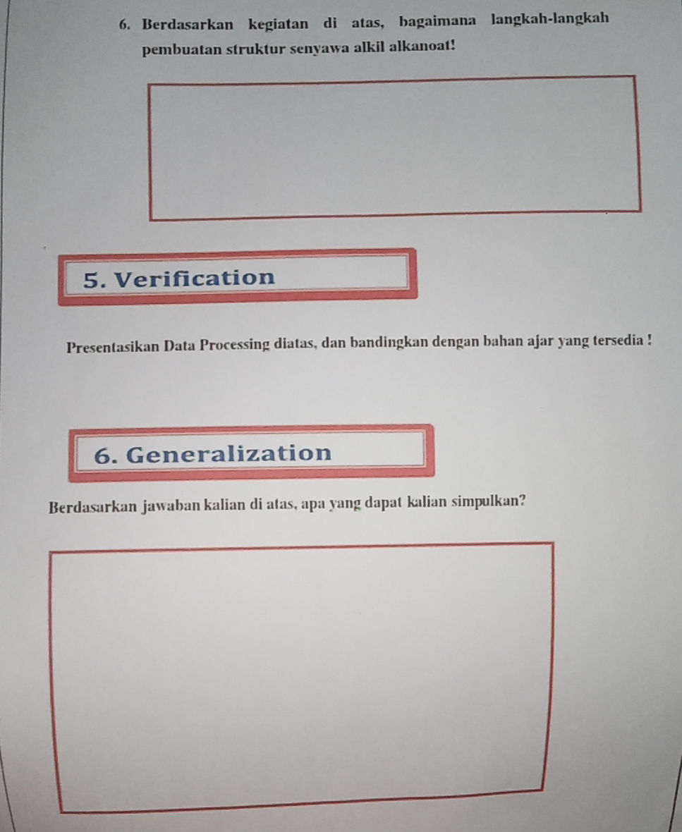 6. Berdasarkan kegiatan di atas, bagaimana | StudyX