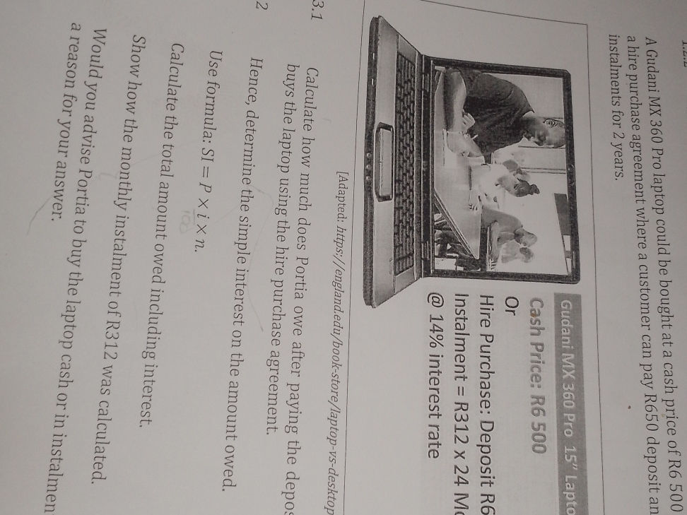 A Gudani MX 360 Pro laptop could be bought | StudyX