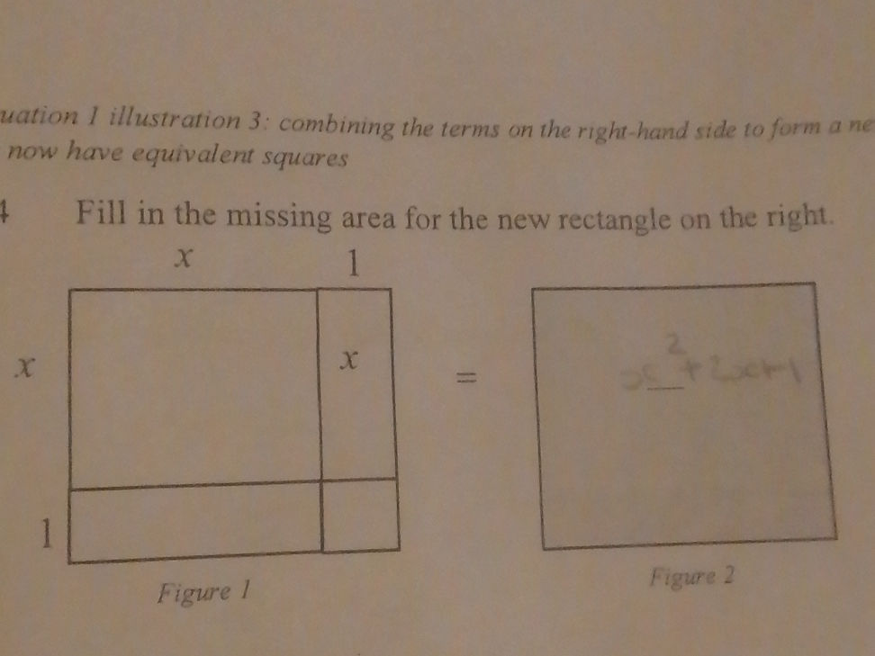 Fill in the missing area for the new | StudyX