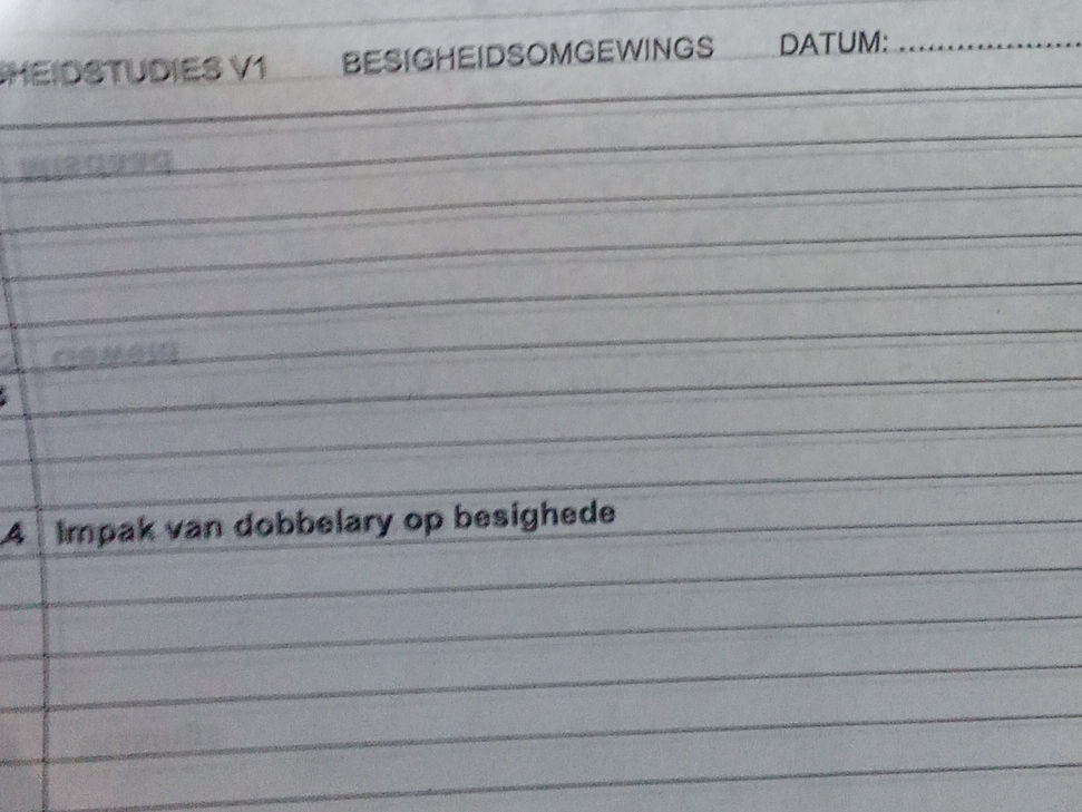 Impak van dobbelary op besighede | StudyX