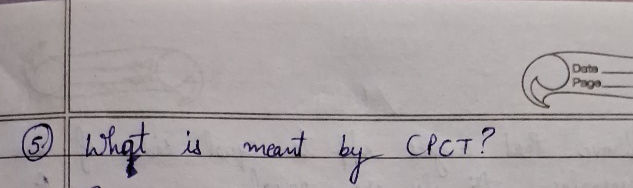 What is CPCT in Geometry? | StudyX