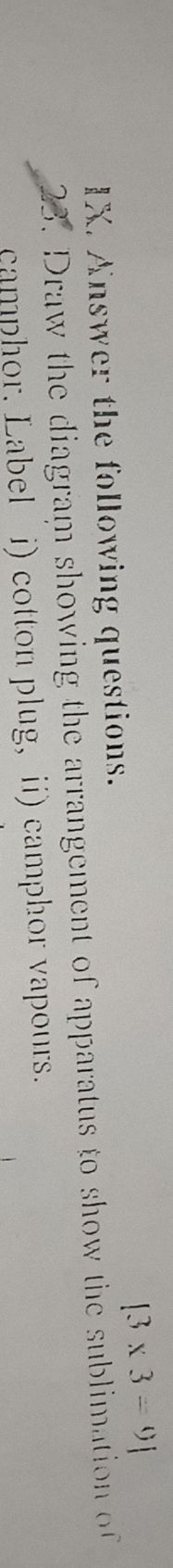 IX. Answer the following questions. 2. Draw | StudyX