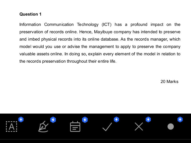 Question 1 Information Communication | StudyX