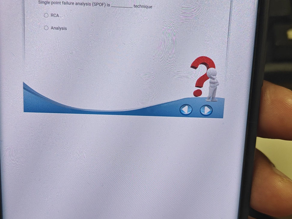 Single point failure analysis (SPOF) is | StudyX