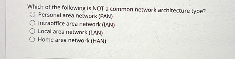 Which of the following is NOT a common | StudyX