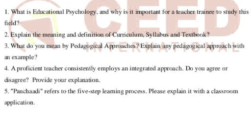 1. What is Educational Psychology, and why | StudyX