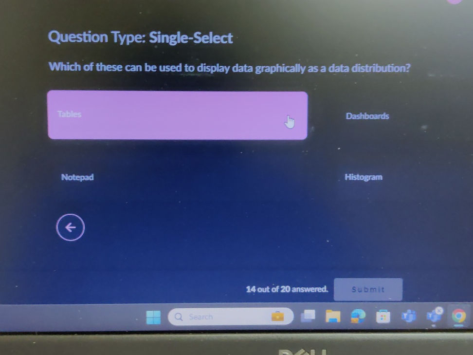 Which of these can be used to display data | StudyX