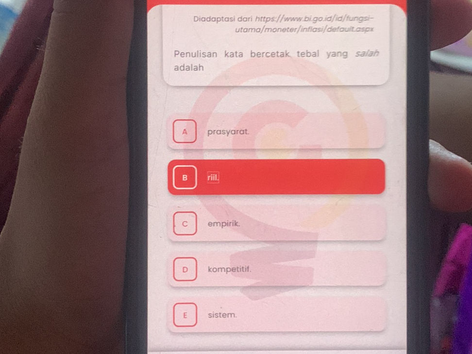 Penulisan kata bercetak tebal yang salah | StudyX