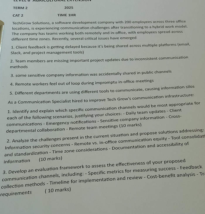 TechGrow Solutions, a software development | StudyX