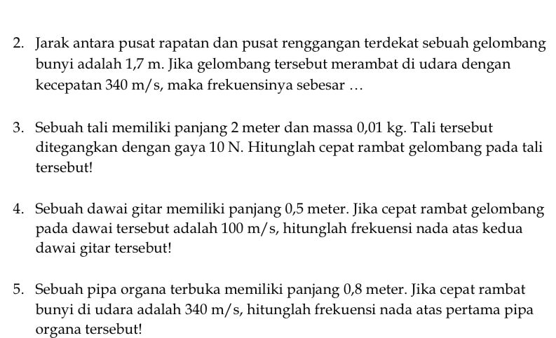 2. Jarak antara pusat rapatan dan pusat | StudyX