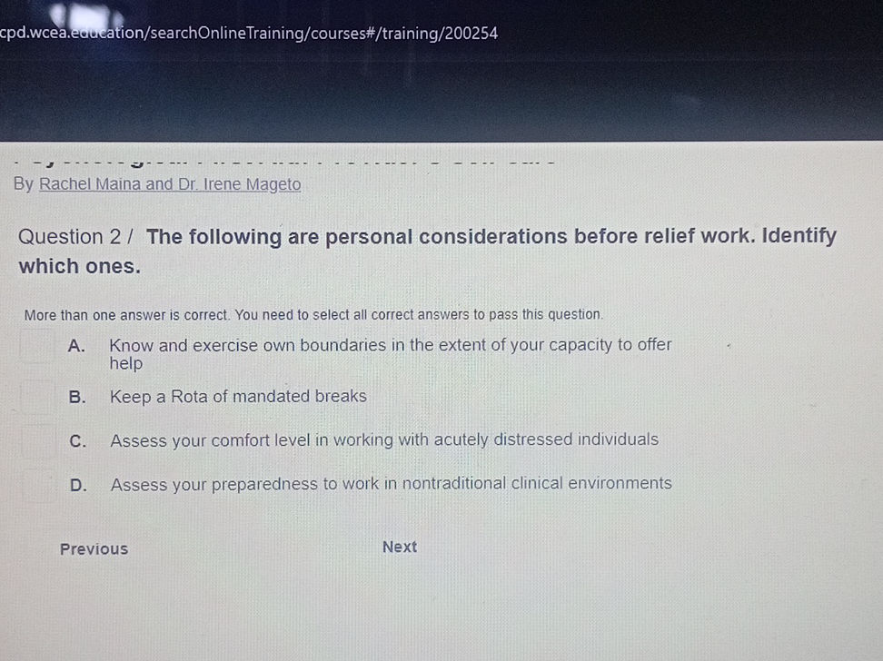 Question 2 / The following are personal | StudyX