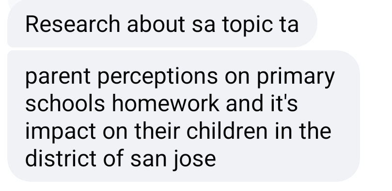 Research about sa topic ta parent | StudyX