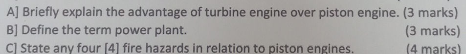 A] Briefly explain the advantage of turbine | StudyX