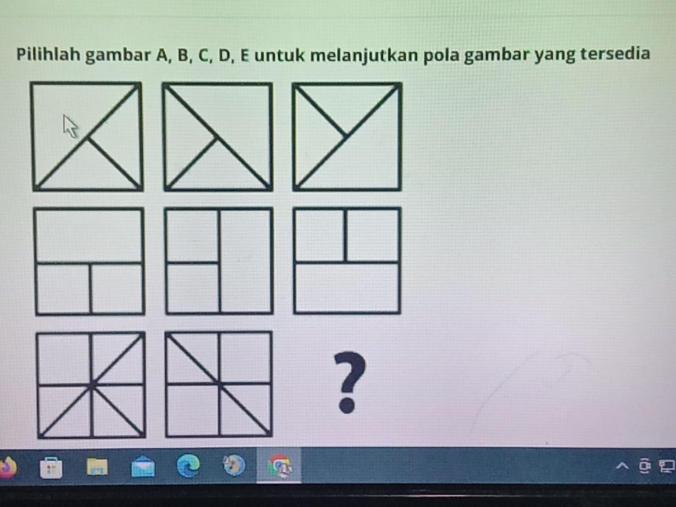 Pilihlah gambar A, B, C, D, E untuk | StudyX