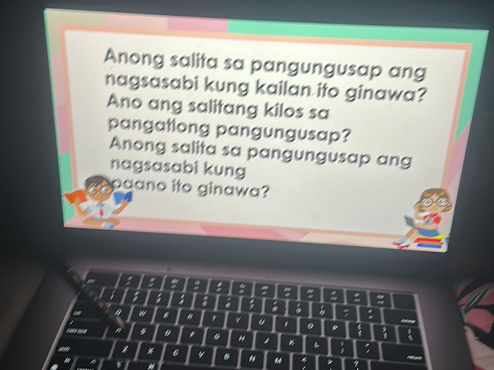 Anong salita sa pangungusap ang nagsasabi | StudyX