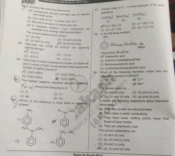 62. Consider the following statements (a) | StudyX