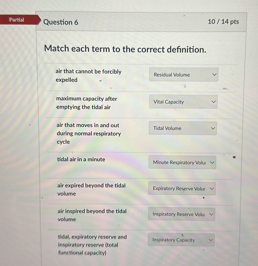 Match each term to the correct definition. | StudyX