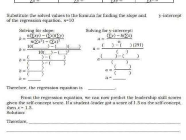 Substitute the solved values to the formula | StudyX