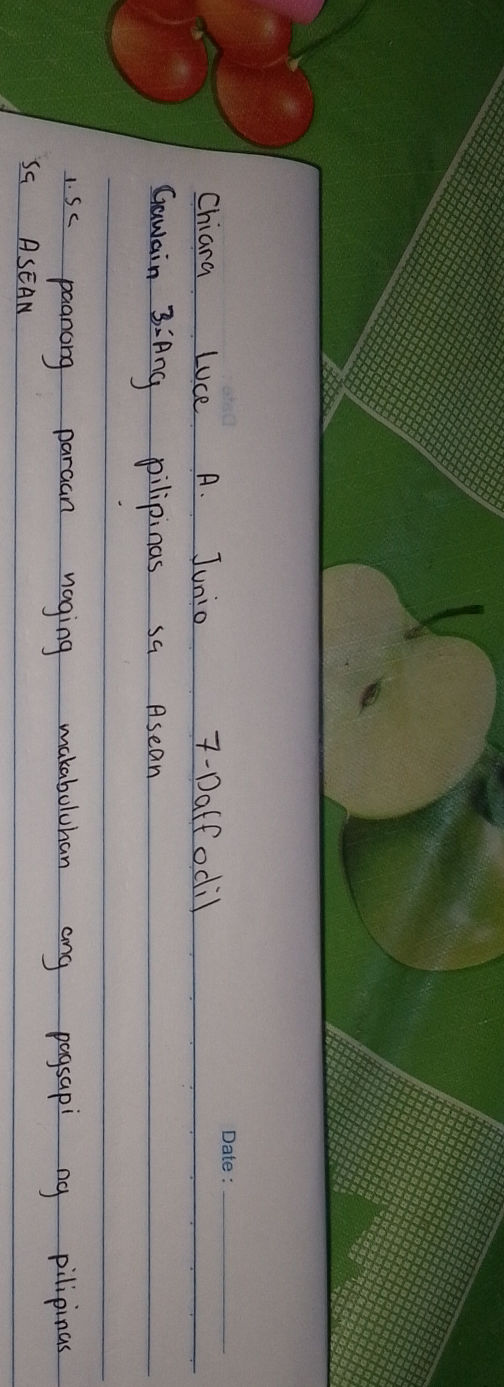 Gawain 3-Ang pilipinas 1. 5C paanong | StudyX