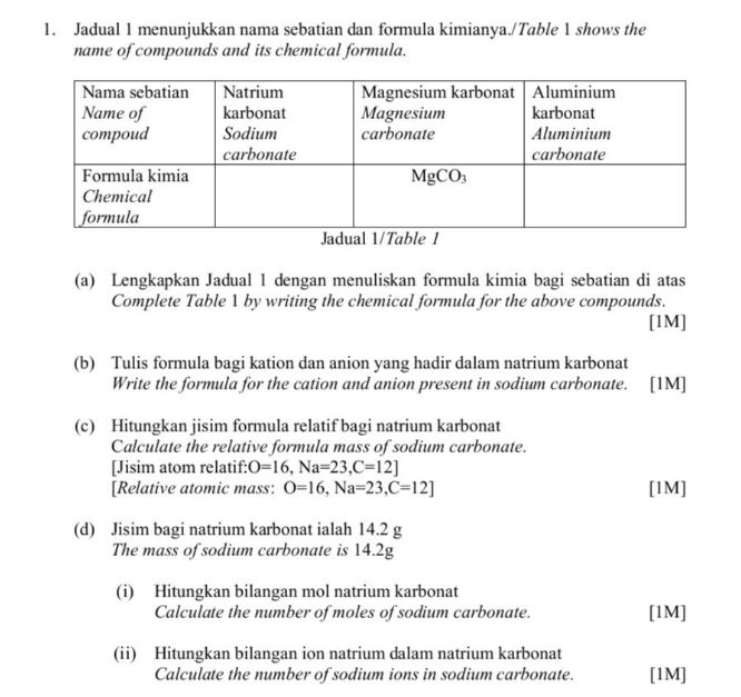 1. Table 1 shows the name of compounds and | StudyX