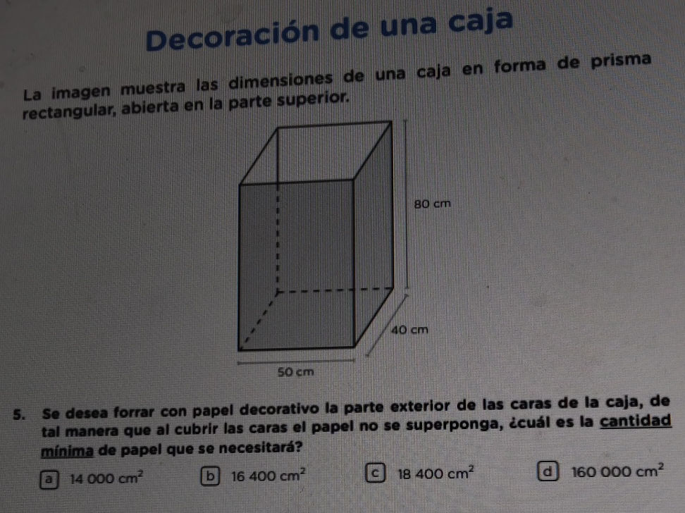 La imagen muestra las dimensiones de una | StudyX