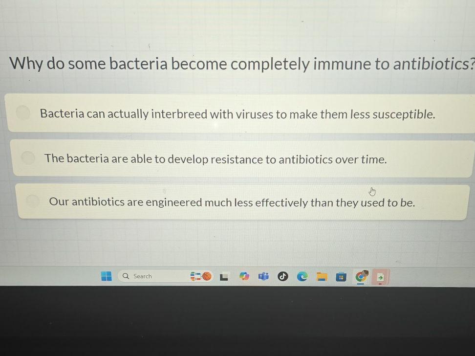 Why do some bacteria become completely | StudyX