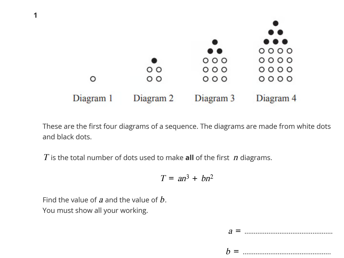 These are the first four diagrams of a | StudyX