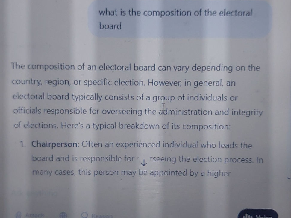 what is the composition of the electoral | StudyX
