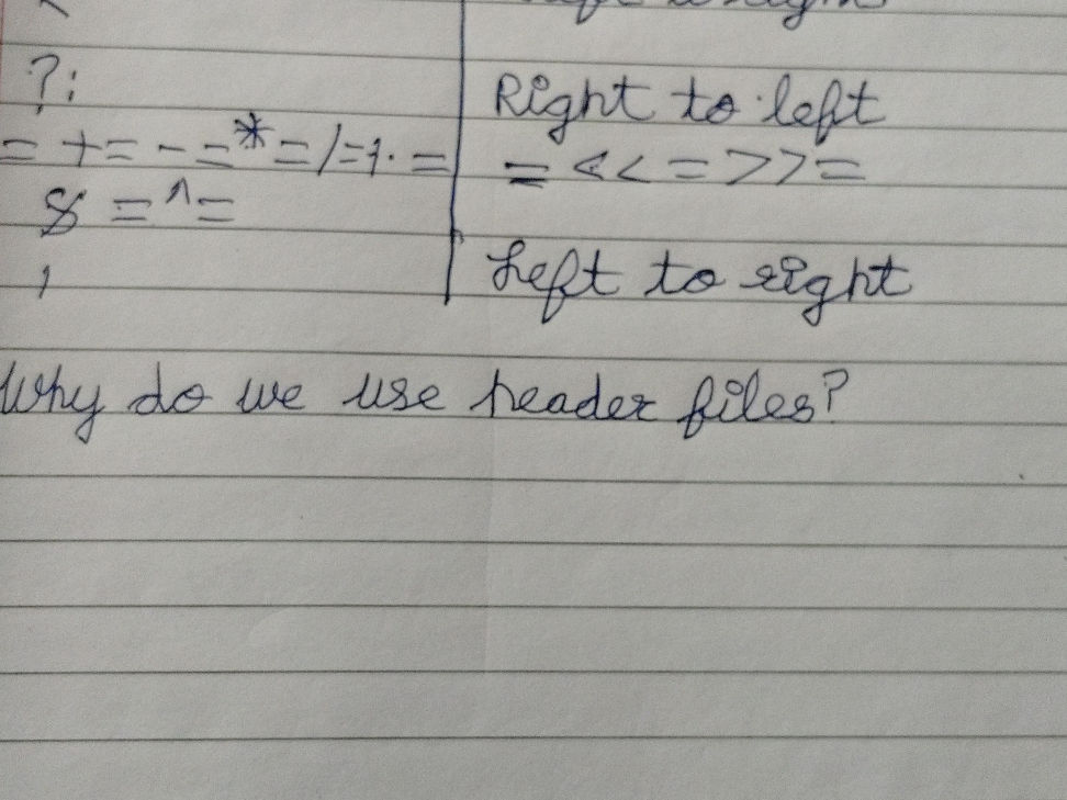 Why use header files in programming? | StudyX