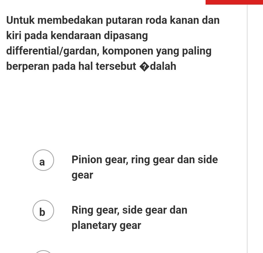 Untuk membedakan putaran roda kanan dan kiri | StudyX