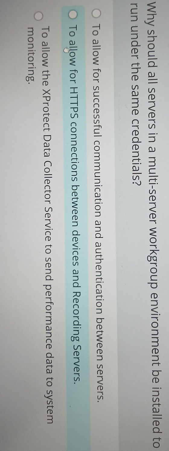 Why should all servers in a multi-server | StudyX