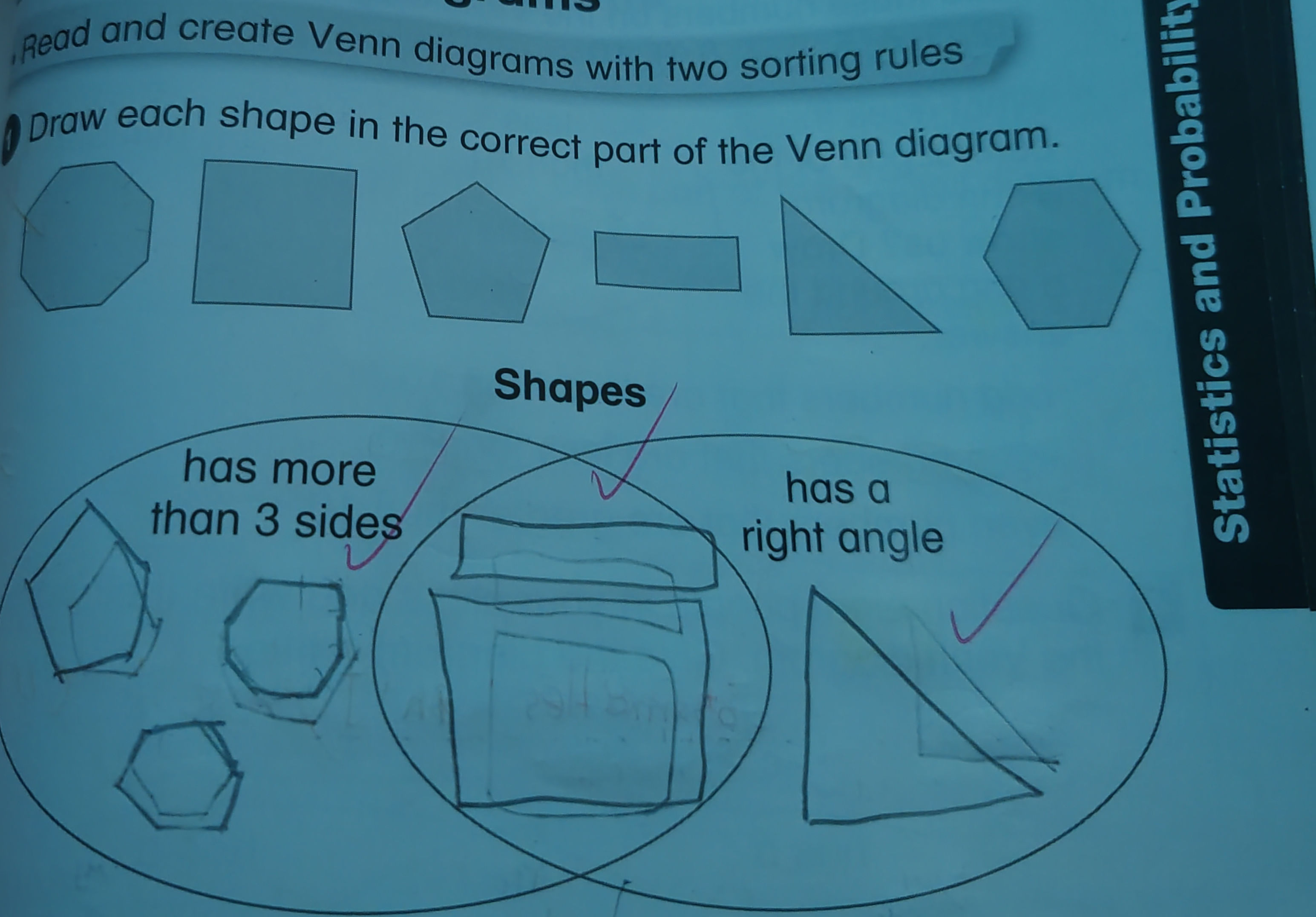 Read and create Venn diagrams with two | StudyX