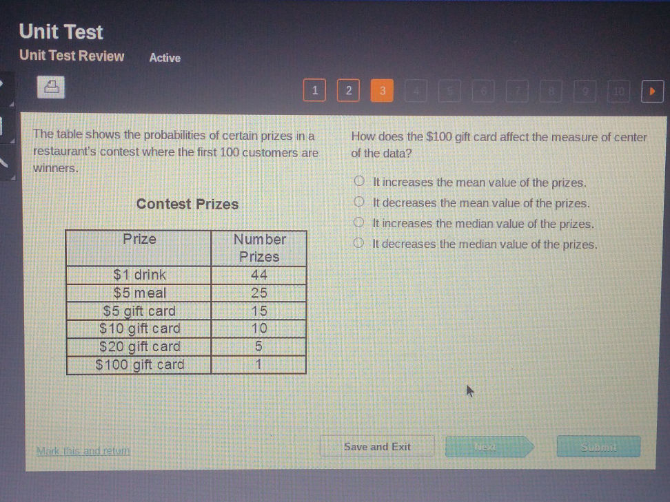 The table shows the probabilities of certain | StudyX