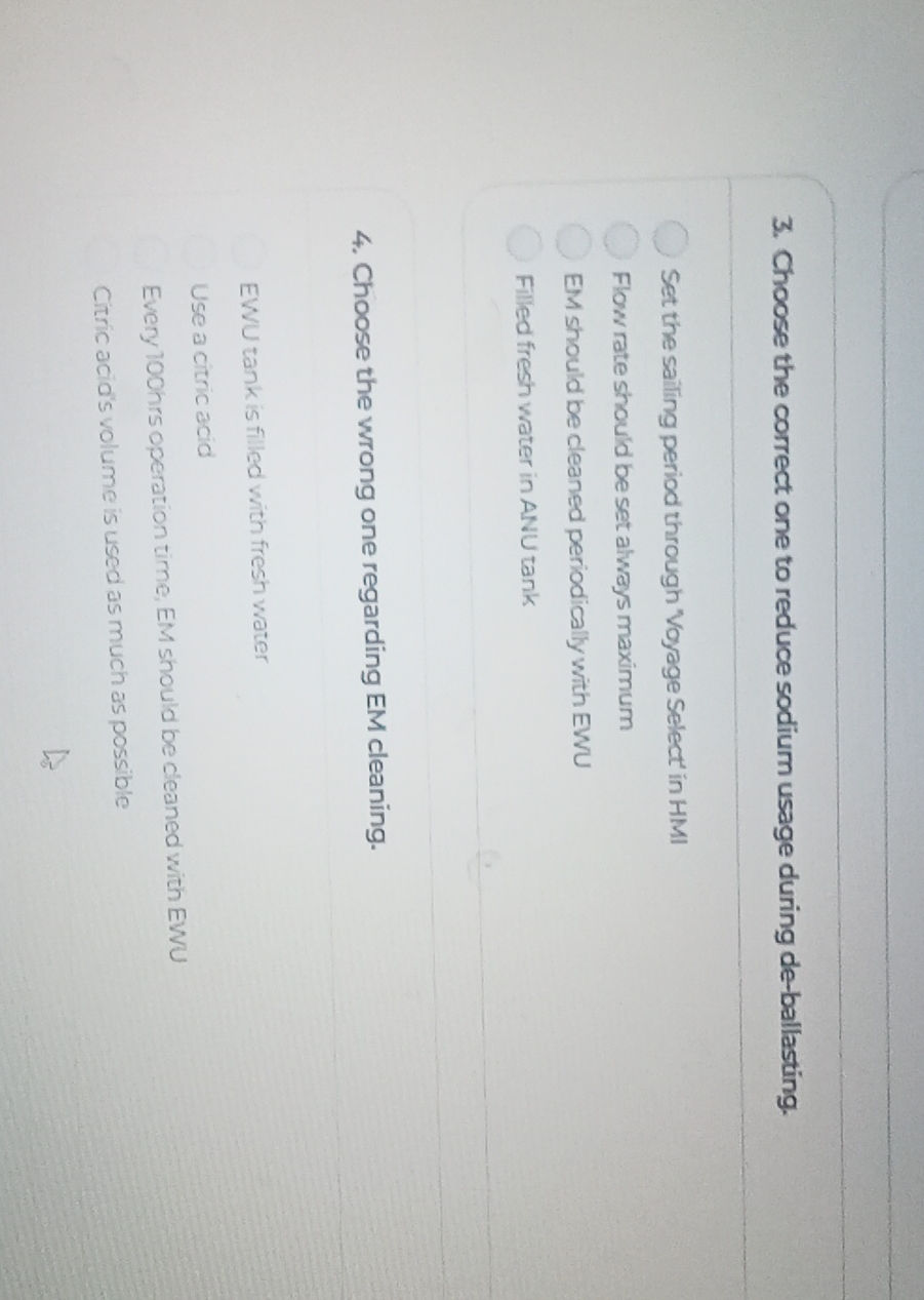 3. Choose the correct one to reduce sodium | StudyX