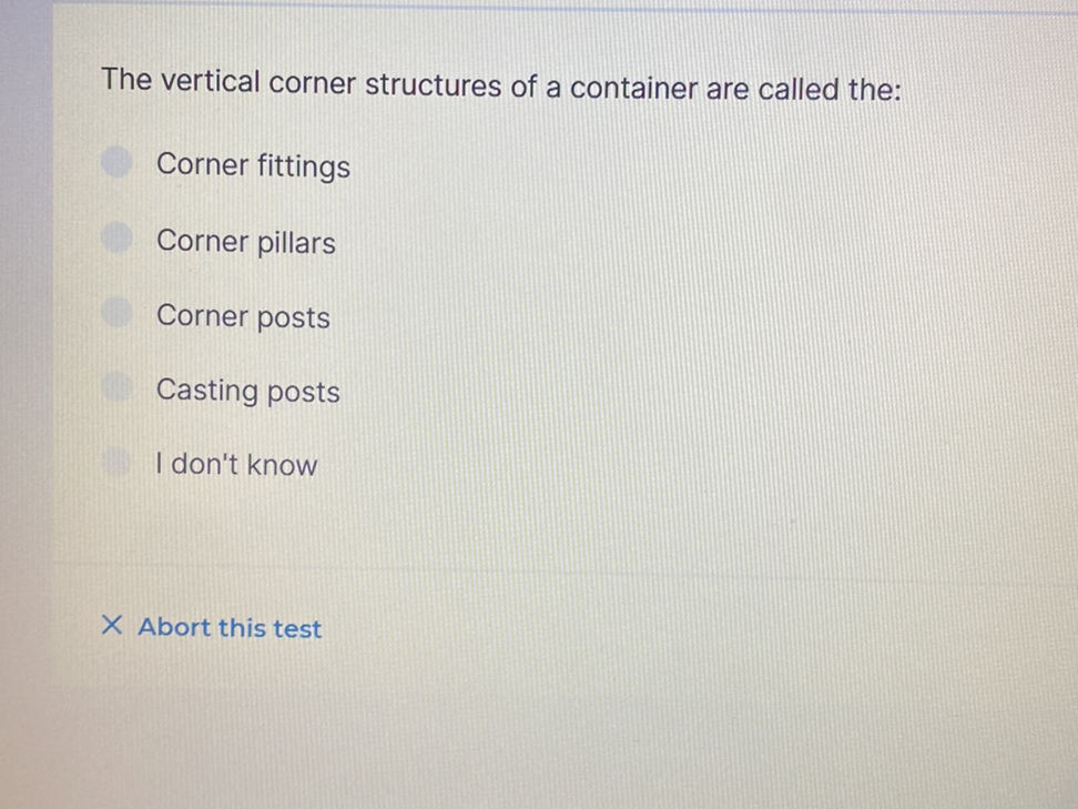 The vertical corner structures of a | StudyX