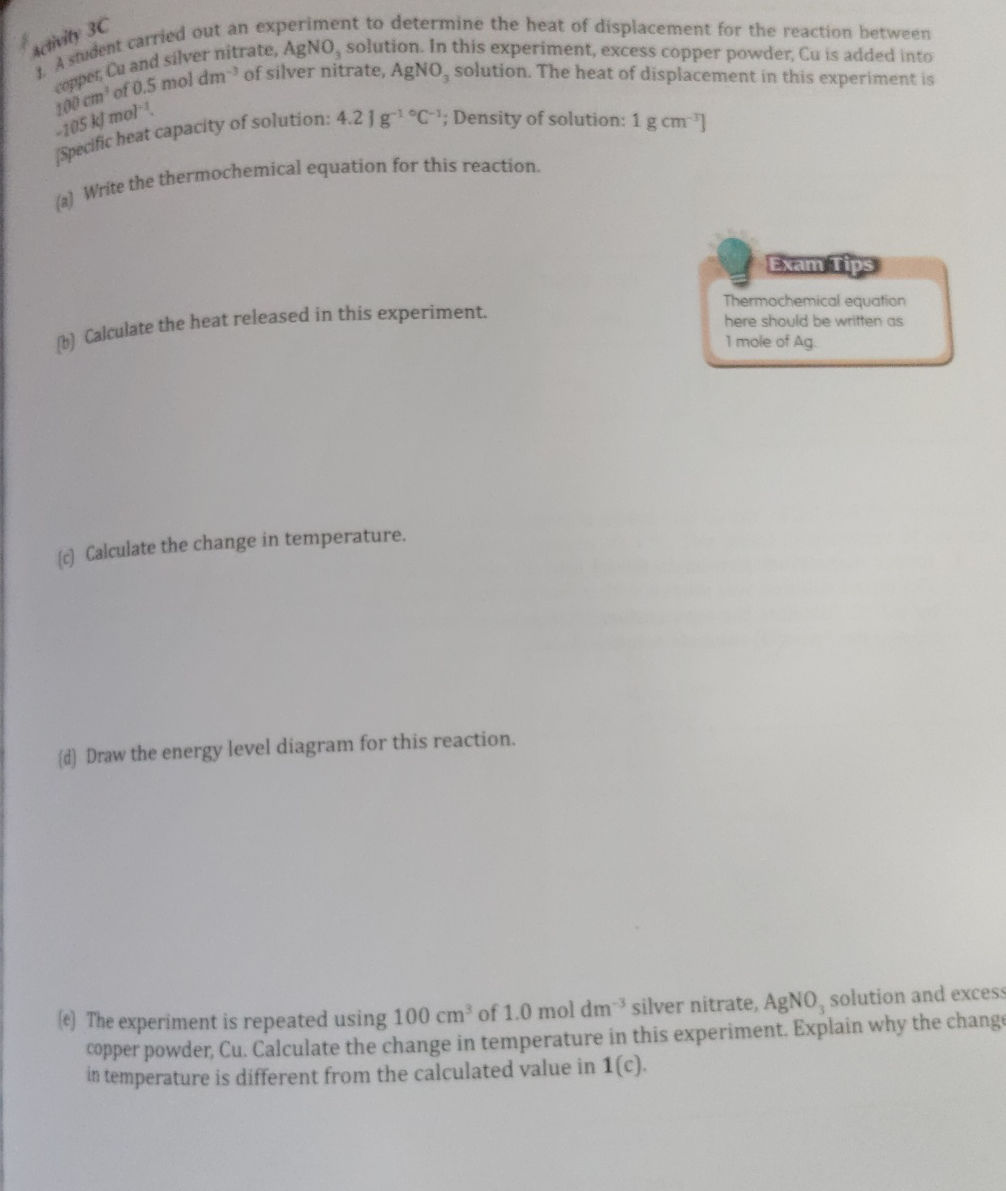 1. A student carried out an experiment to | StudyX