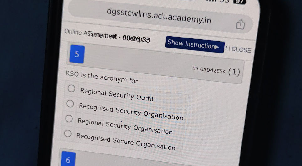 RSO is the acronym for Regional Security | StudyX
