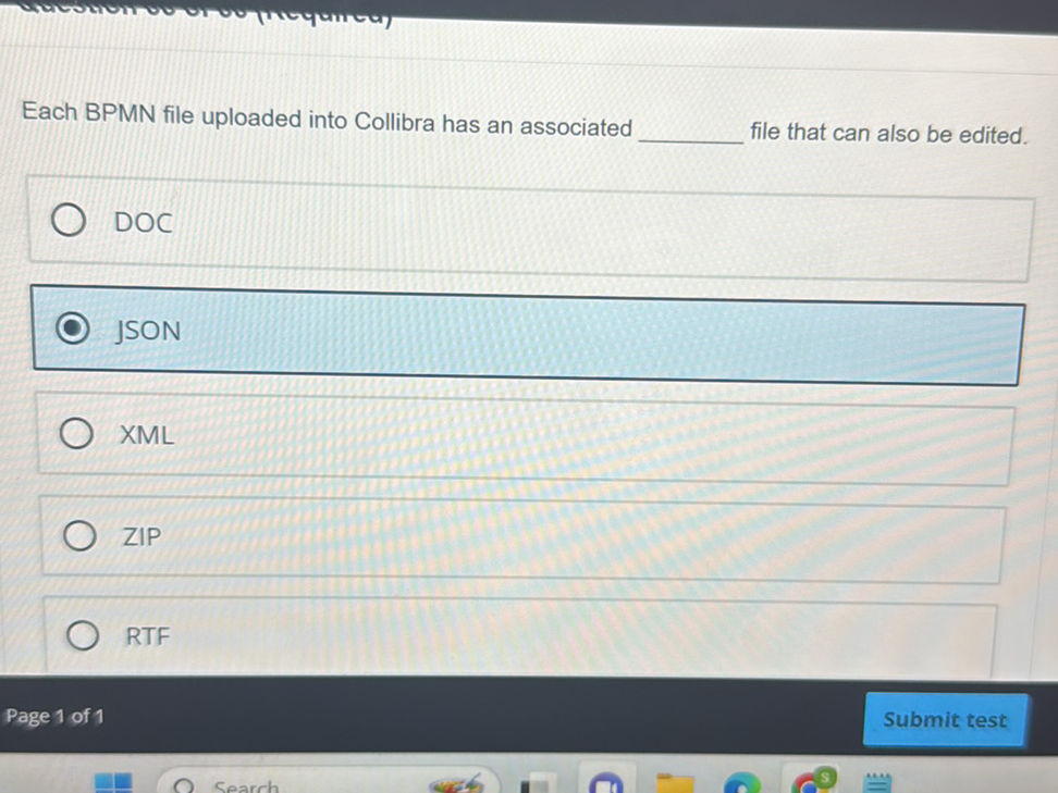 Each BPMN file uploaded into Collibra has an | StudyX