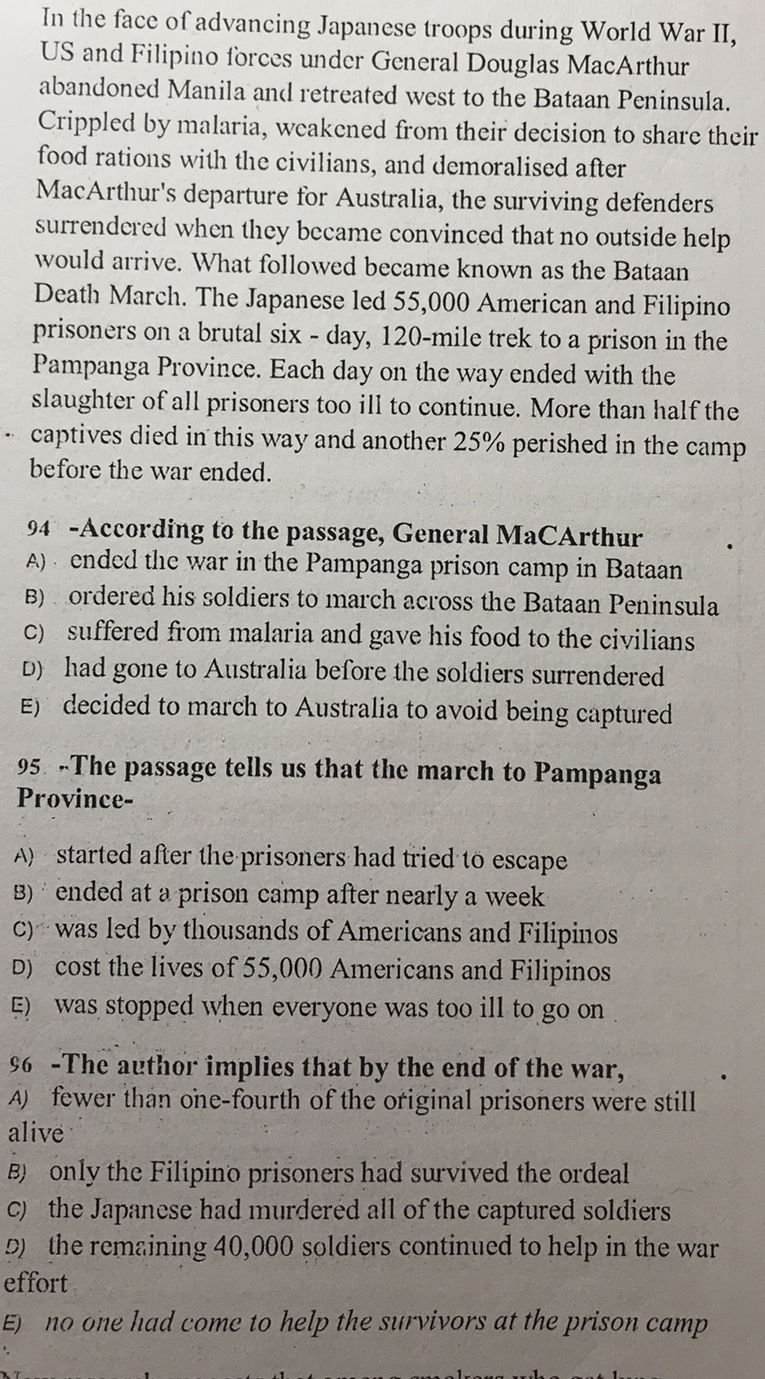 94 -According to the passage, General | StudyX