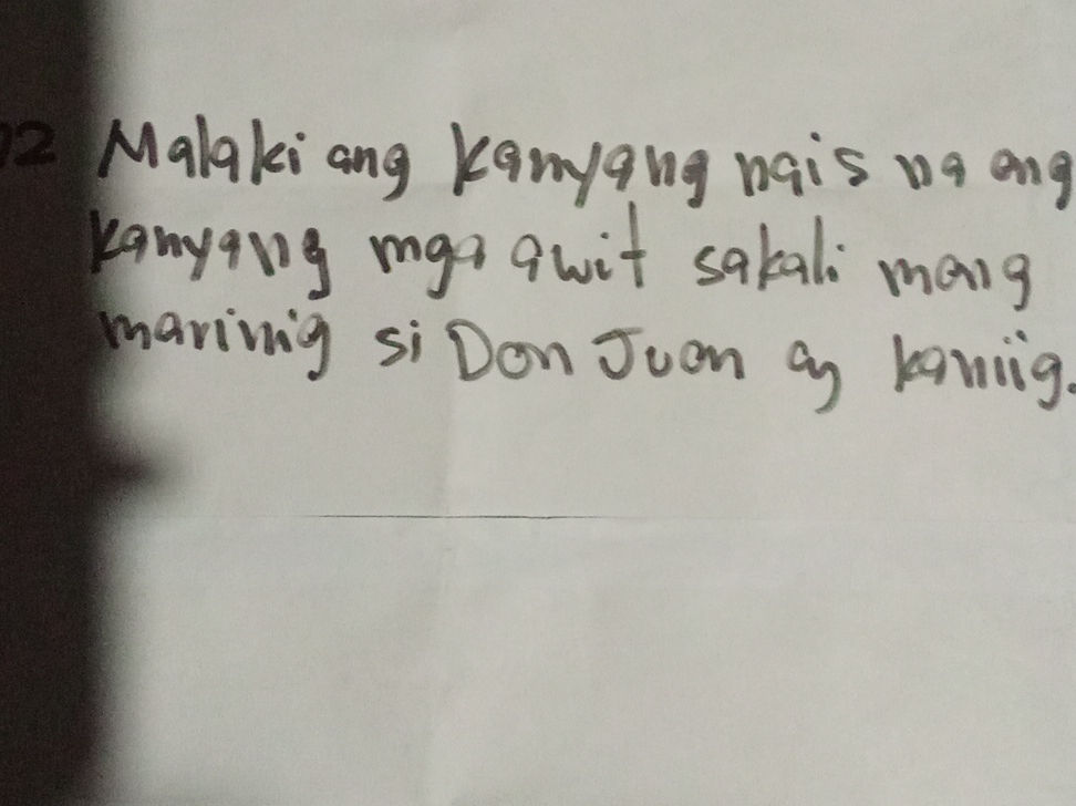 22 Malaki ang kanyang nais na ang Kanyang | StudyX