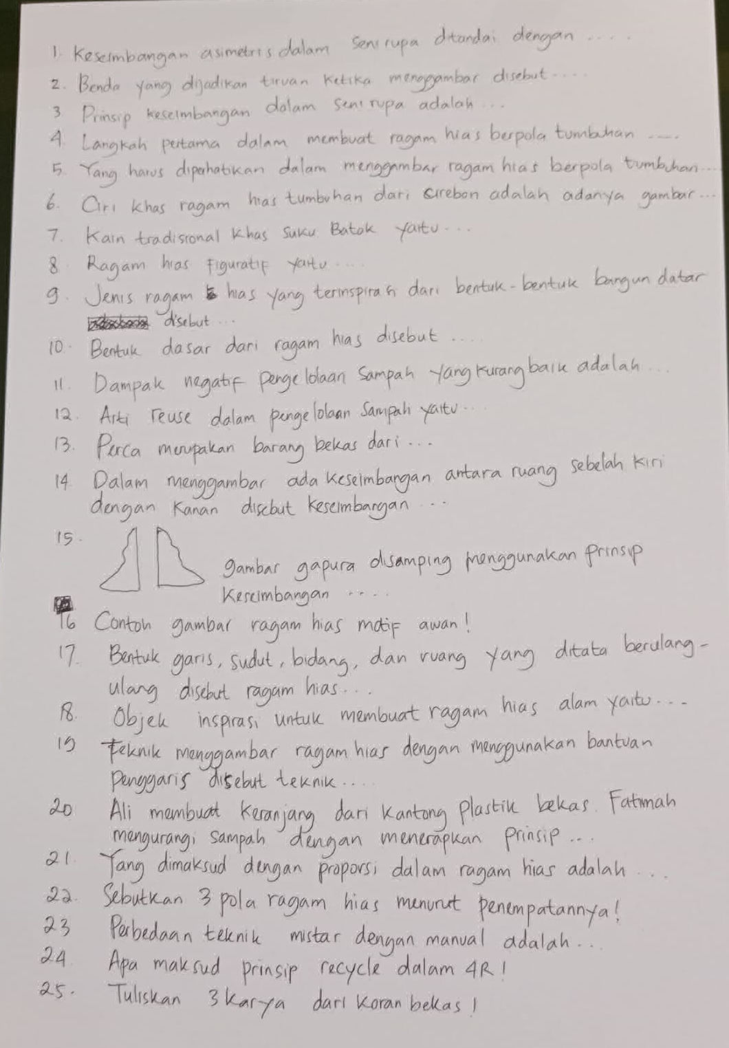 1. Keseimbangan asimetris dalam seni rupa | StudyX
