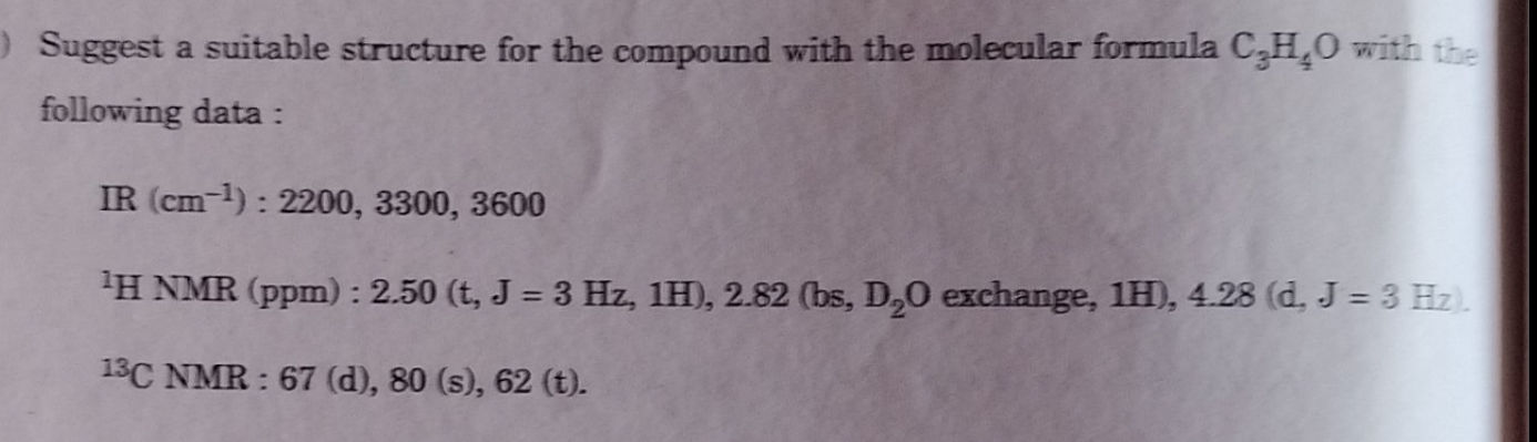 Suggest a suitable structure for the | StudyX