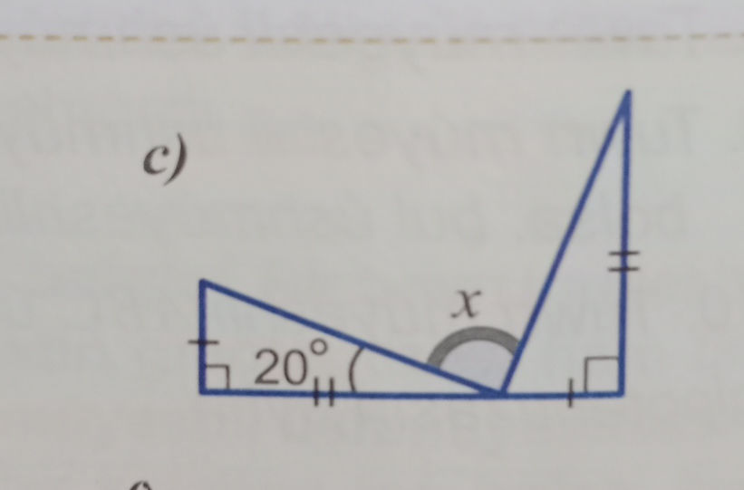 Find the value of angle $x$. In the | StudyX
